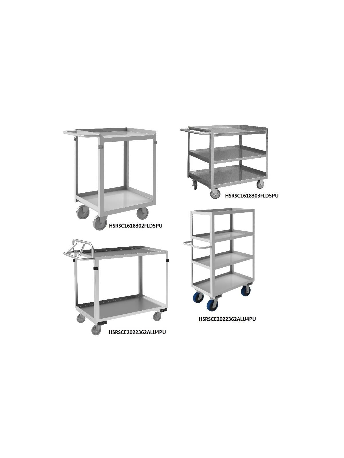 Stainless Steel Shelf Stock Carts